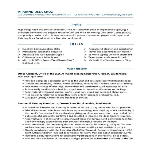 CASSANDRA WOODS Resume | PDF