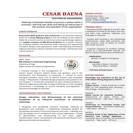 CV Cesar Baena | PDF