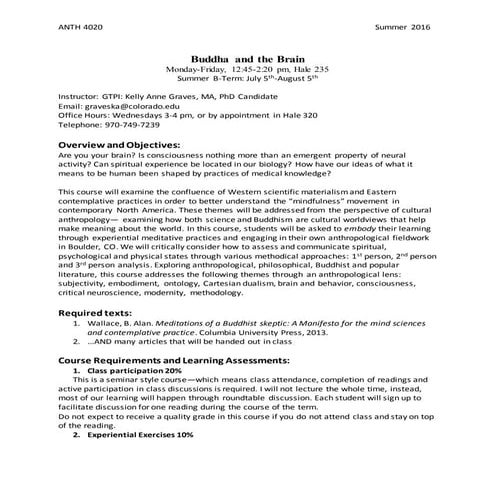 Psych Syllabus | DOC