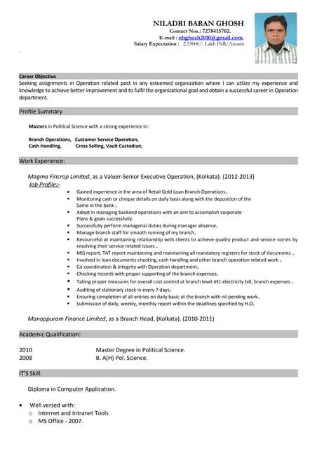 BIPUL KUMAR CV | PDF