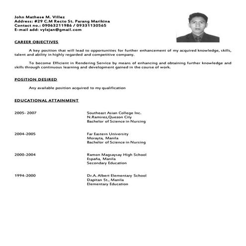 Uldarico Guiang Jr Resume | DOCX