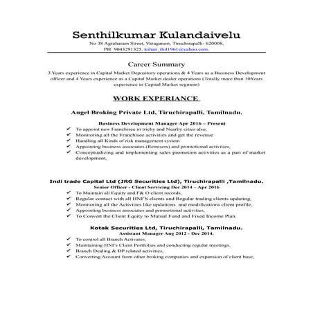 Sen Resume | PDF
