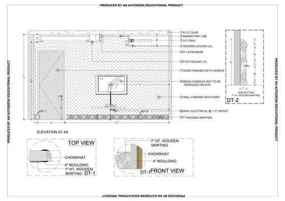 Wall Elevation A4 | PPT