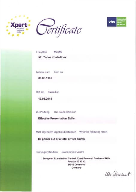 Basisvaardigheden Leidinggeven Certificaat | PDF