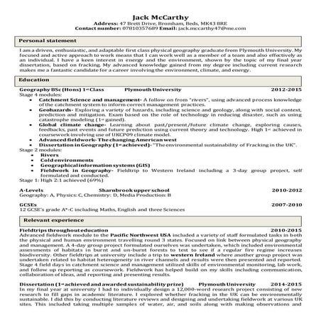 Leo Fitzpatrick CV (Nov 2016) | DOC