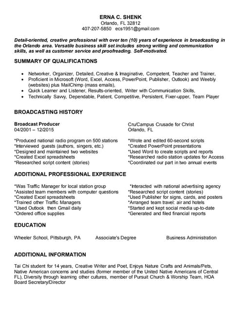 Sara Jones Resume 2017 | PDF