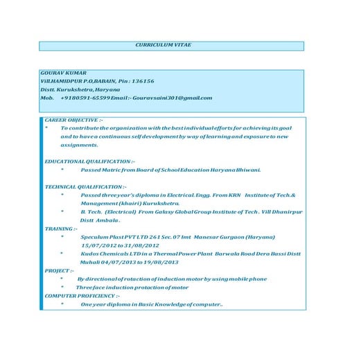 GOURAV HAMIDPUR | PDF