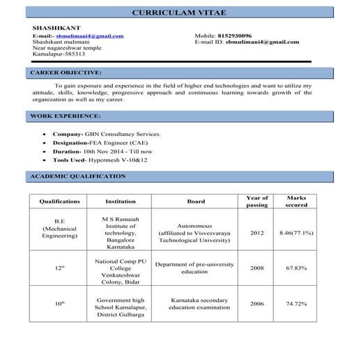 shashi exp resume | DOC | Sikhism | Religion & Spirituality