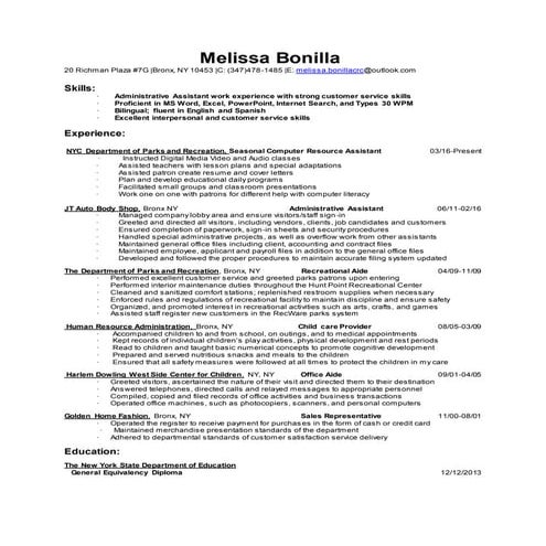 Ricardo Cordero Resume | DOC