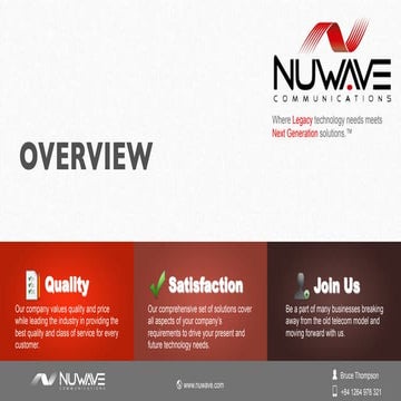 NuWave Overview | PDF