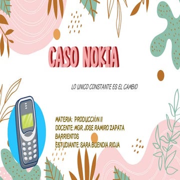 PRESENTACION DE "CASO NOKIA" // PDF.EDU. | PDF