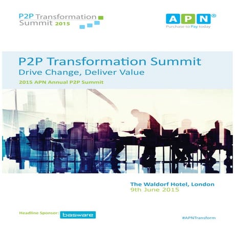 P2P Transformation Summit Brochure 2015 final | PDF