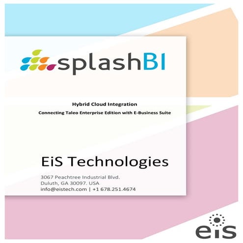 Hybrid Cloud Integration - Connecting Taleo Enterprise Edition With E ...