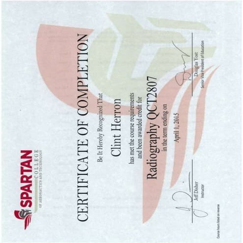 radiography cert | PDF