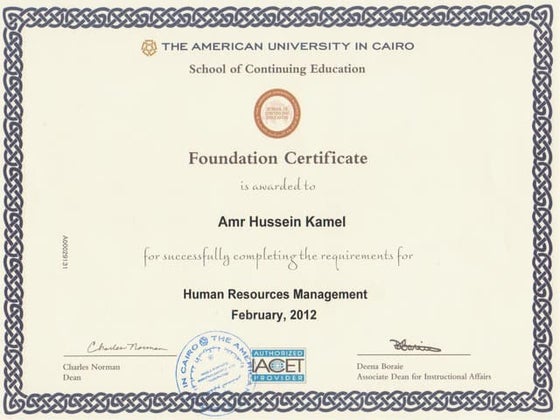 Achievement in Marketing and Sales Certificate | PPT