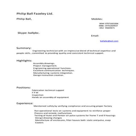 Philip Ball CV1 | DOCX
