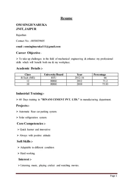 anil cv | PDF