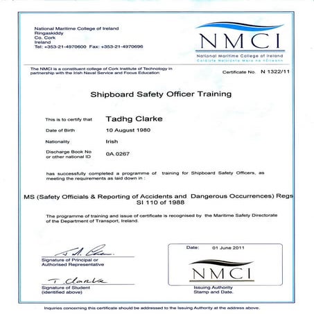Safety Officer | PDF