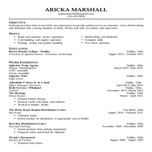 Damon Resume 2016v3 | DOCX