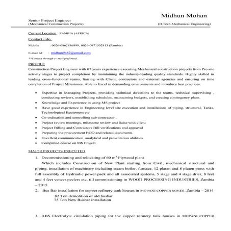 Midhun Mohan presentations