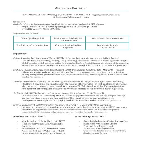 Resume | PDF