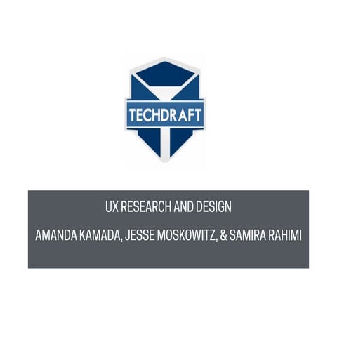TECHDRAFT PRESENTATION | PPT