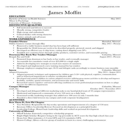 Jonathan Jamison Resume | DOCX
