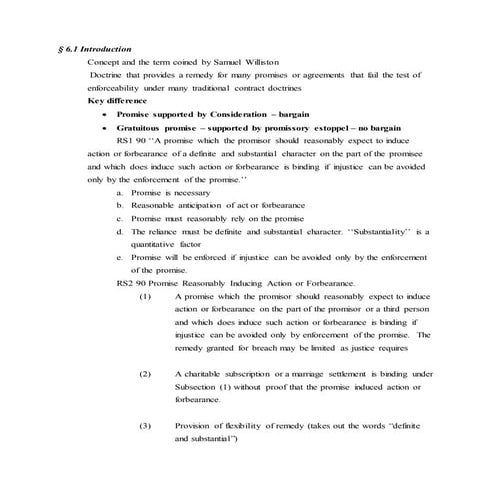 Contracts Law Module 8 Outline | PDF