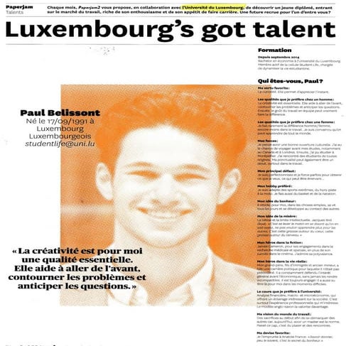 Paperjam Sept.Oct2015 | PDF