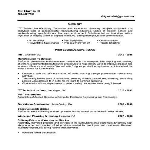 Gil Garcia Resume | DOCX