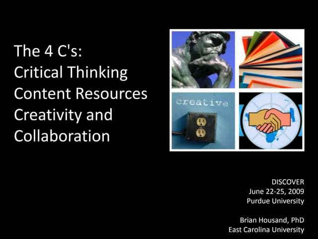 The 4C's of 21st Century Skills | PDF