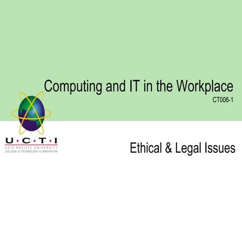 ethical legal issues | PPT