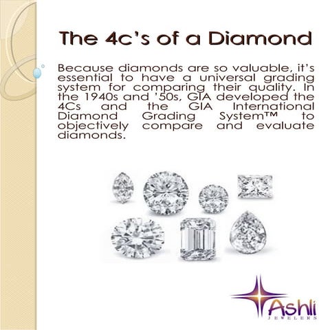 4c of a Diamond | PPT