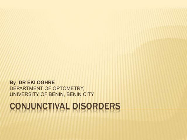 Conjunctivitis for Nurses- Easy Explanation | PDF