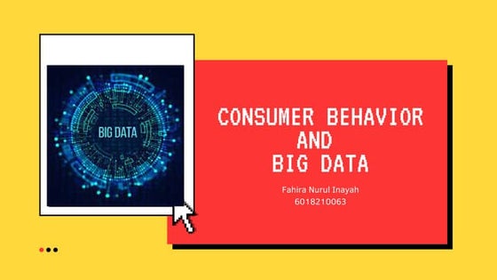 Consumer Behavior & Big Data | PPT