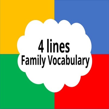 4 corners game to guess the family member | PPTX