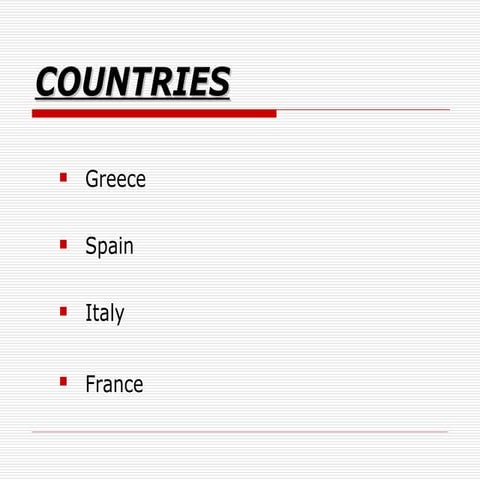 4 countries ppt | PPT | Europe Travel | Travel Locations