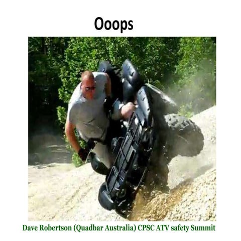 ATV Safety Summit: Vehicle Tech Roll-Over Protection - Quadbar | PPTX