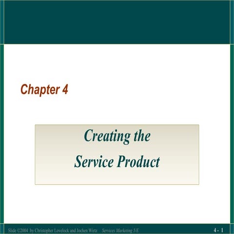 4 creating the service product.ppt