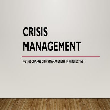 Explaining Situational Crisis Communication Theory (SCCT) | PPTX
