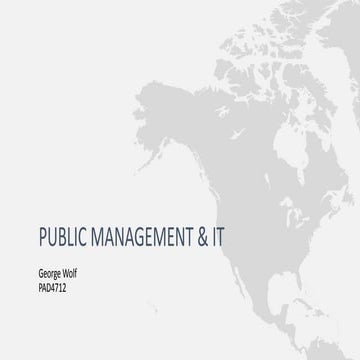 Public Management & IT | PPT