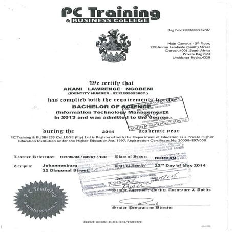 certificate | PDF