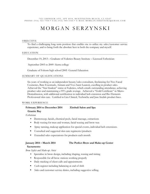 georgia's resume current | PDF