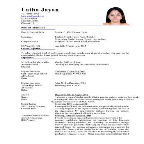 Aravind Resume | DOC