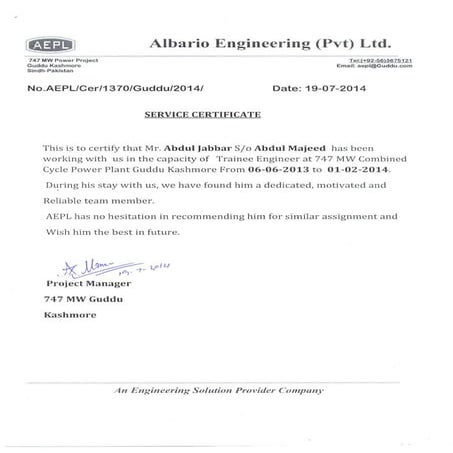 Albario Experience | PDF