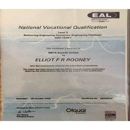 NVQ LEVEL 2 - Engineering | PDF