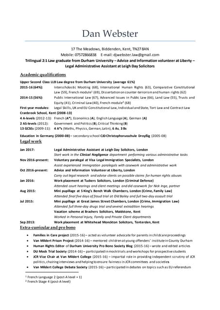 Brad Lawlor CV (3) | PDF