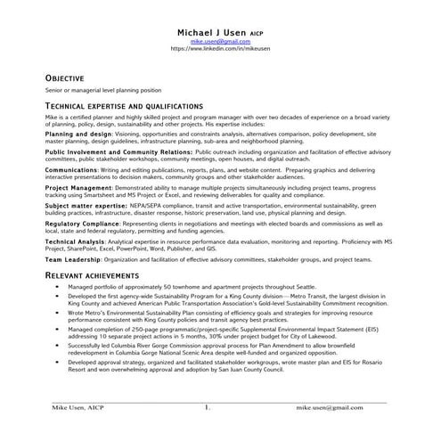 ResumeAugust2016short | PDF