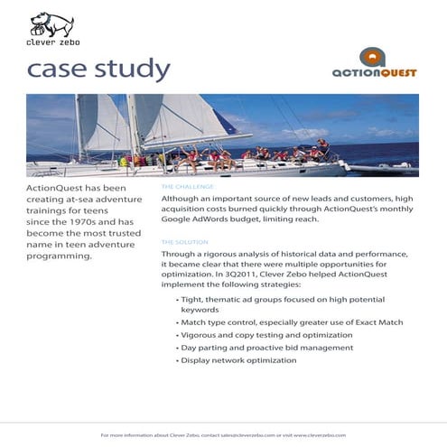 ActionQuest-Case-Study-Clever-Zebo | PDF