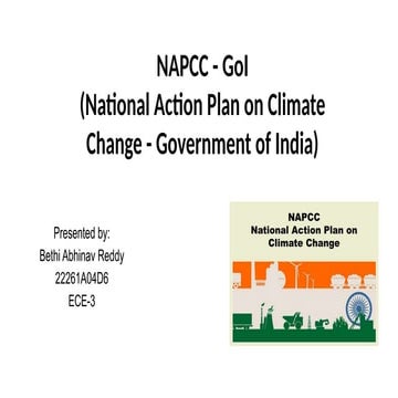 4D6 ES PROJECT.pptx NAPCC NATIONAL ACTION PLAN | PPTX